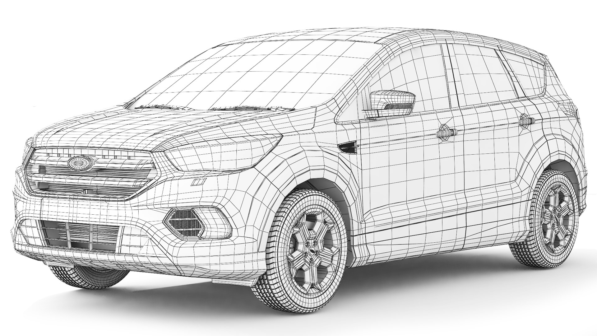 3D Ford Kuga 2018 - TurboSquid 2092241