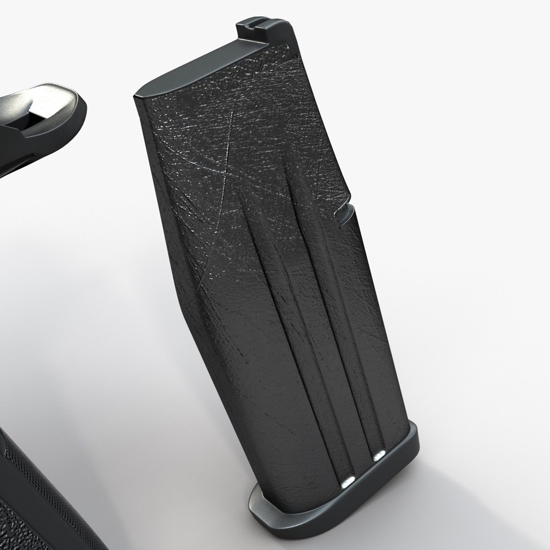 plastic pistol airsoft gun 3d