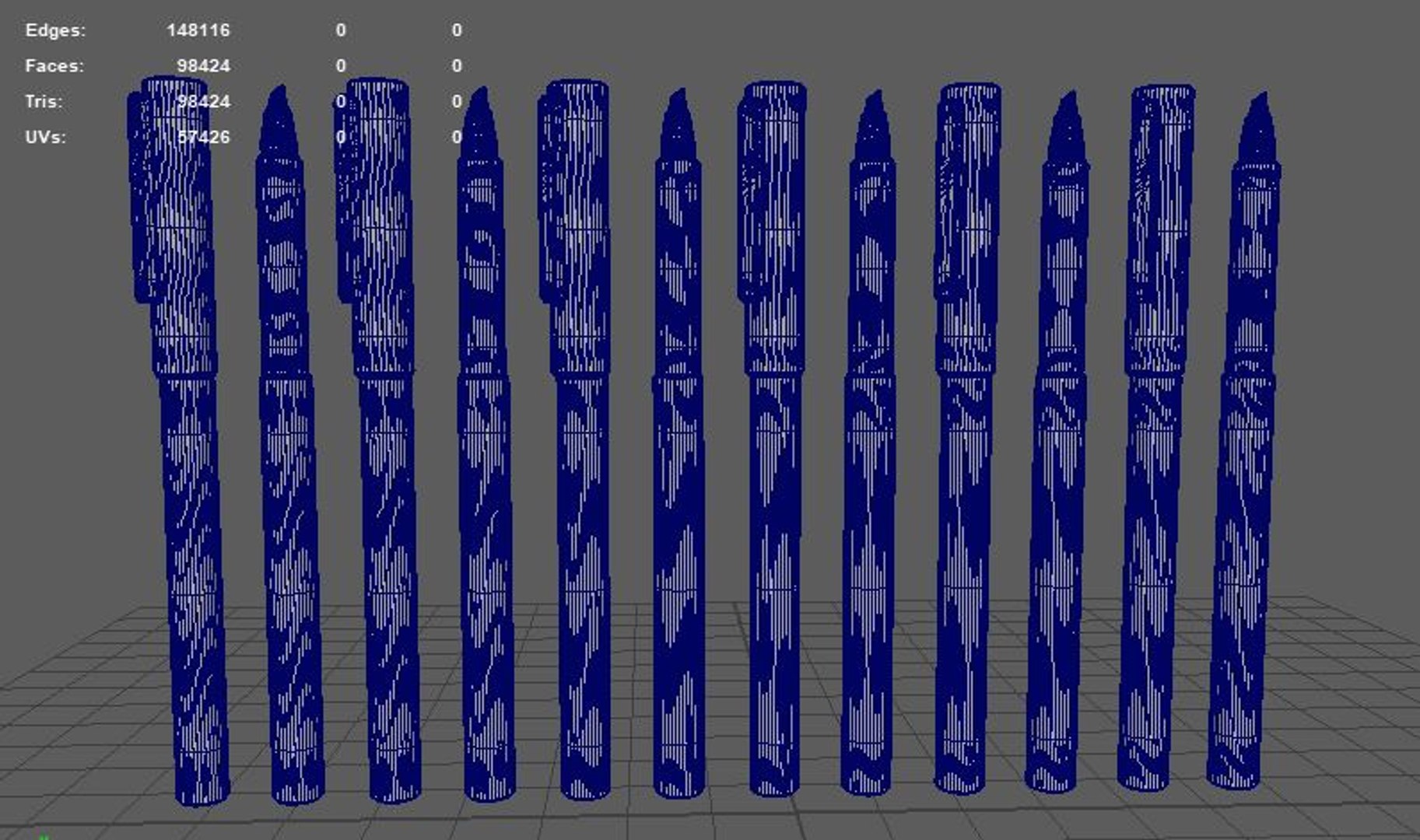 Markers And Highlighter 3D Model 3D Model - TurboSquid 2344832