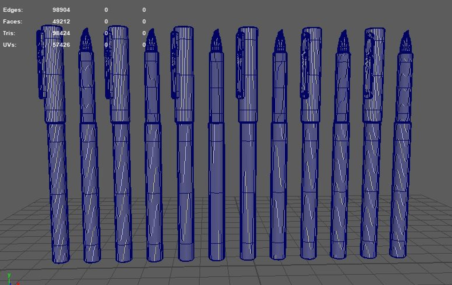 Markers And Highlighter 3D Model 3D Model - TurboSquid 2344832