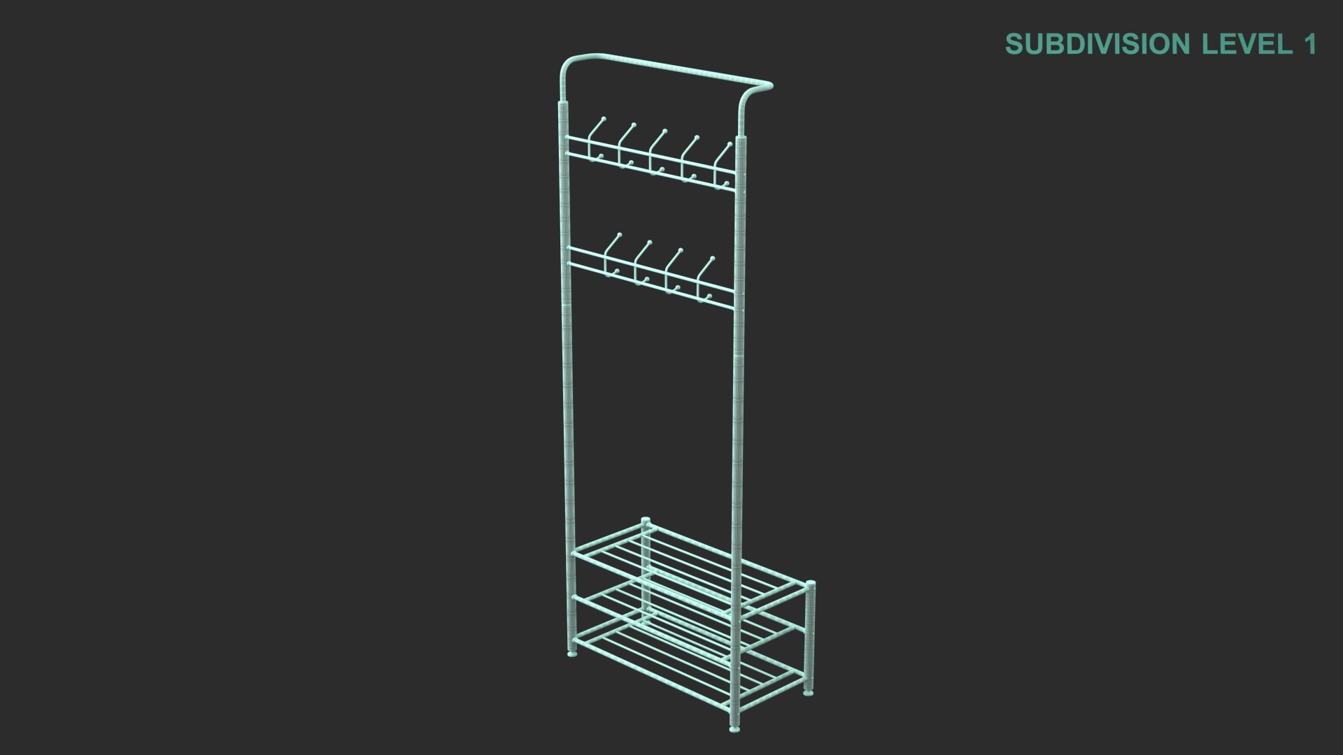 Coat Rack 3D Model - TurboSquid 1856456