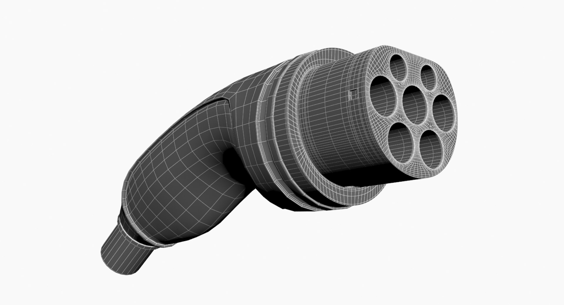 3D Model Vehicle Plug Type 2 - TurboSquid 1344258