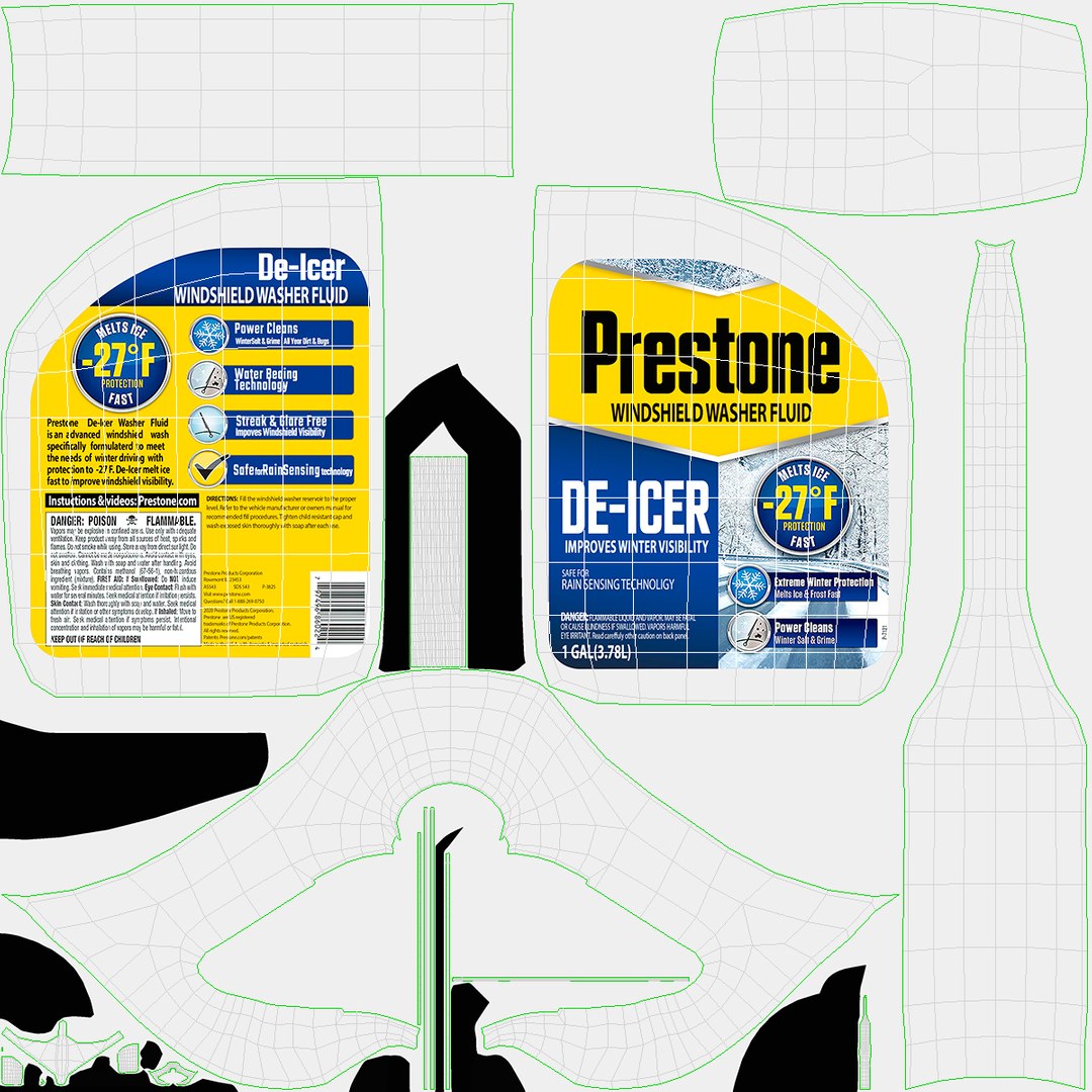 3D Antifreeze Prestone With Pouring Liquid - TurboSquid 2016249
