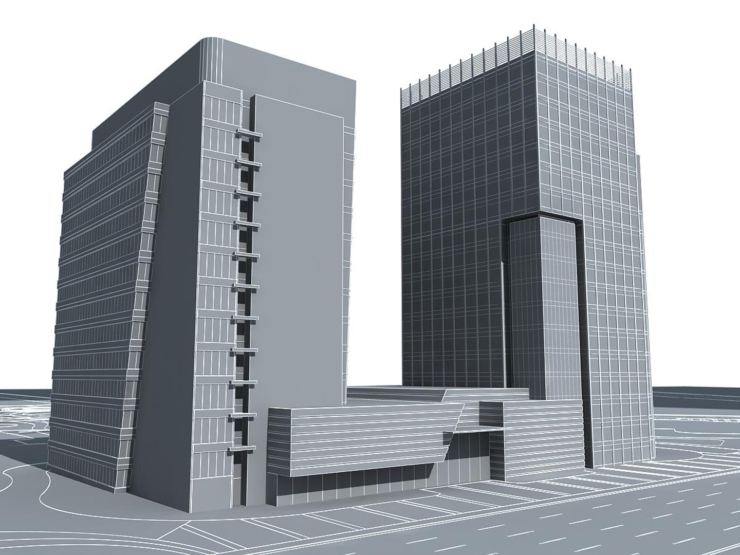 3D Building Model - TurboSquid 1362767