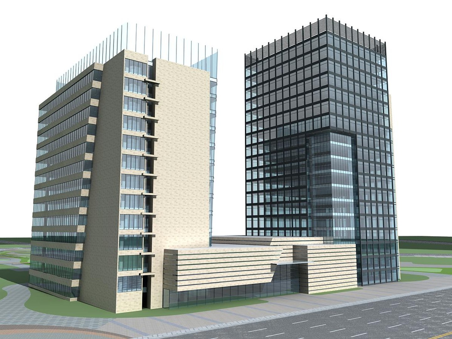 3D Building Model - TurboSquid 1362767