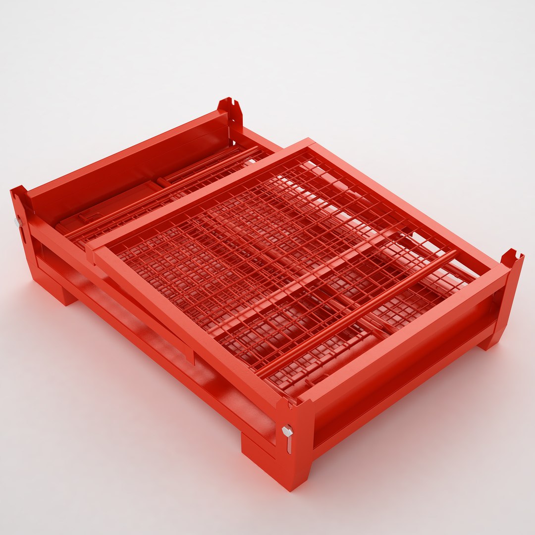 Collapsible Cage Pallet 06 3D - TurboSquid 2075656
