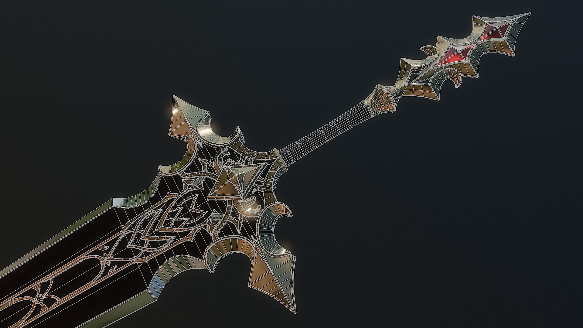 3D Vampire Slaughter Greatsword - TurboSquid 2387771