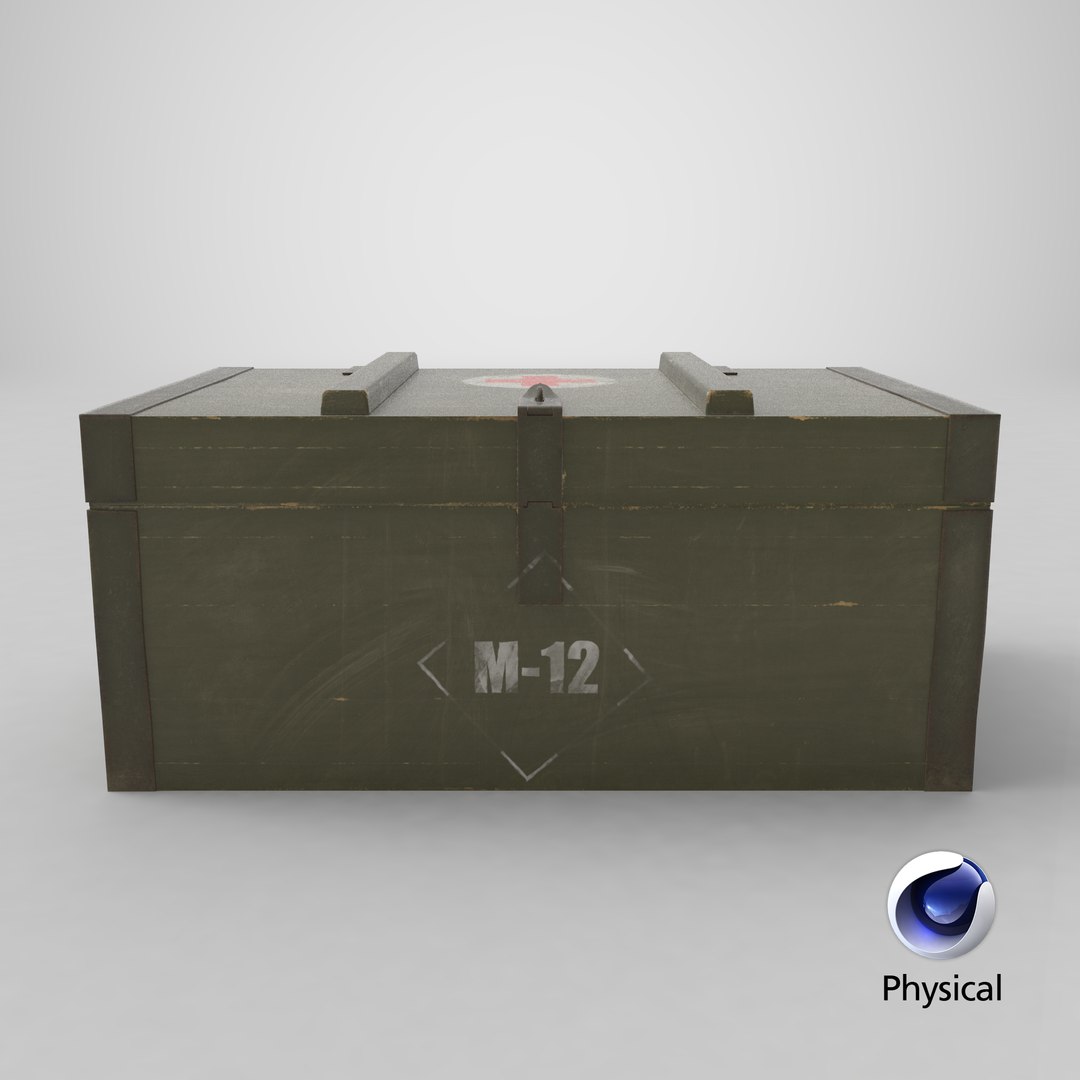 3D army medical box - TurboSquid 1292387