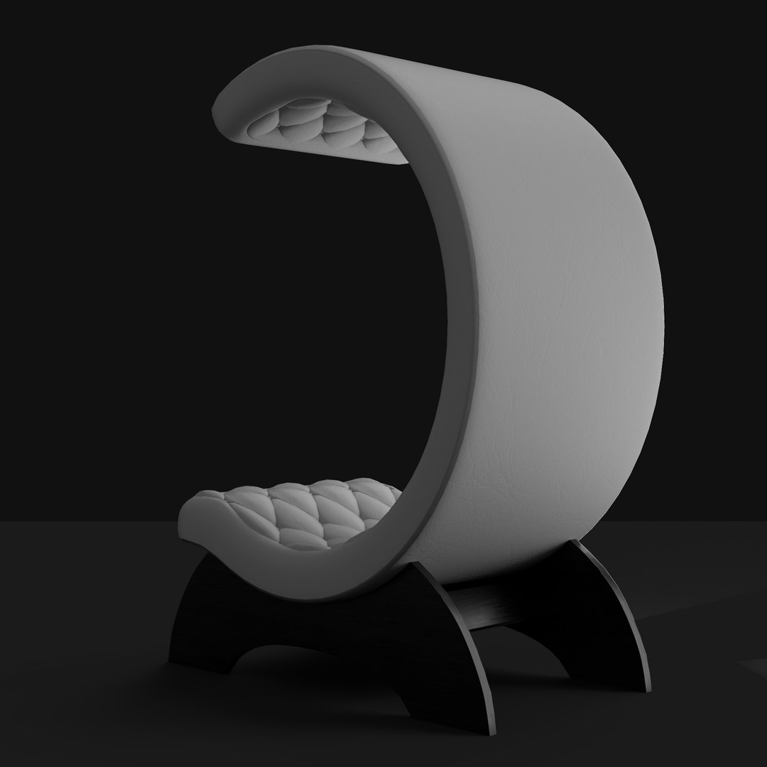 Moon Chair 3D Model - TurboSquid 1548049