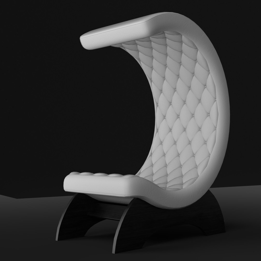 Moon Chair 3D Model - TurboSquid 1548049