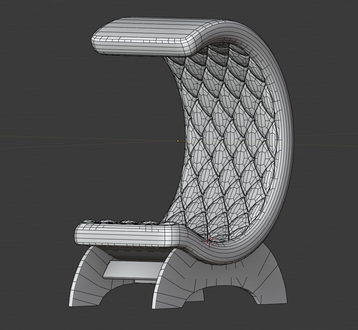 Moon Chair 3D Model - TurboSquid 1548049