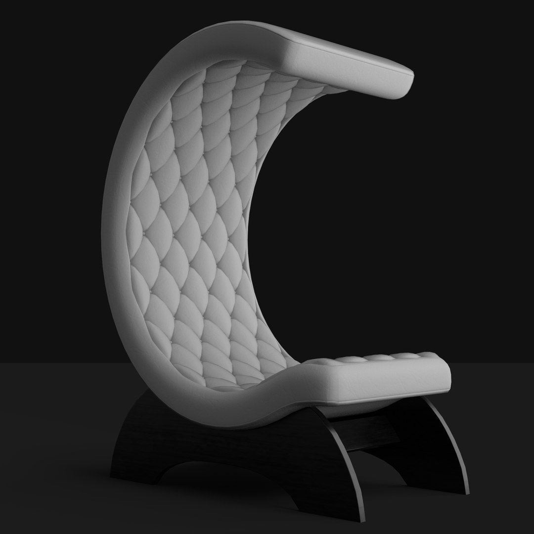 Moon Chair 3D Model - TurboSquid 1548049
