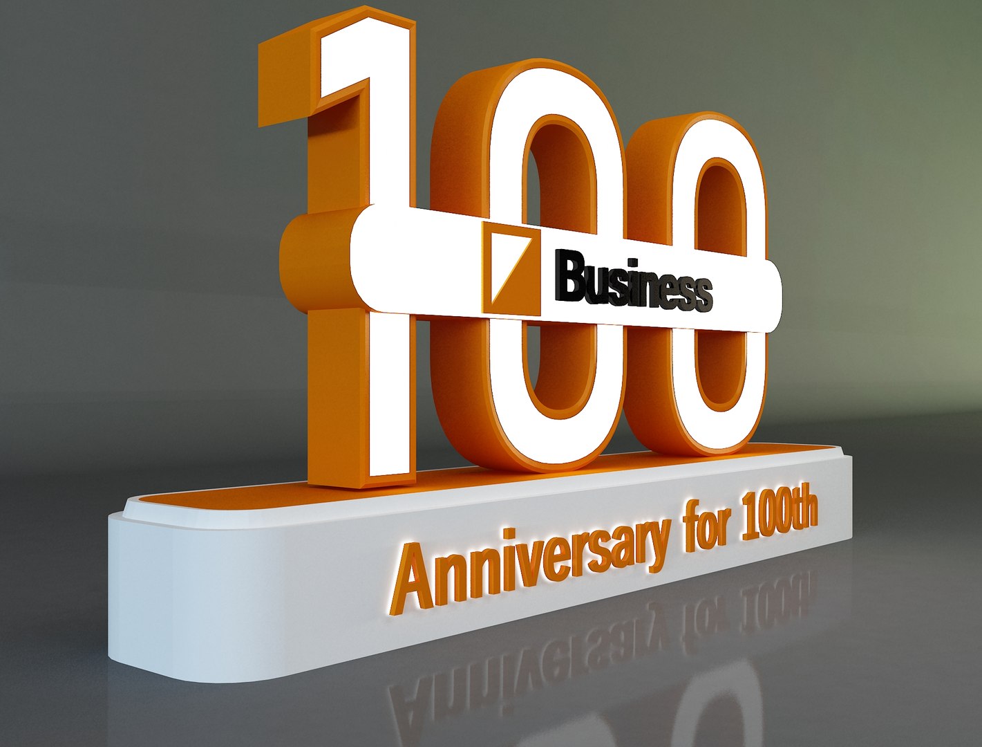 100 Years Anniversary 3d Model C50 3D Model - TurboSquid 2175552