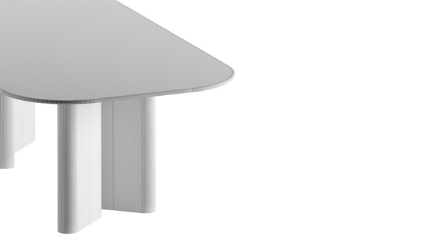 3D ONNO Rectangular Table by Marelli - TurboSquid 2013338