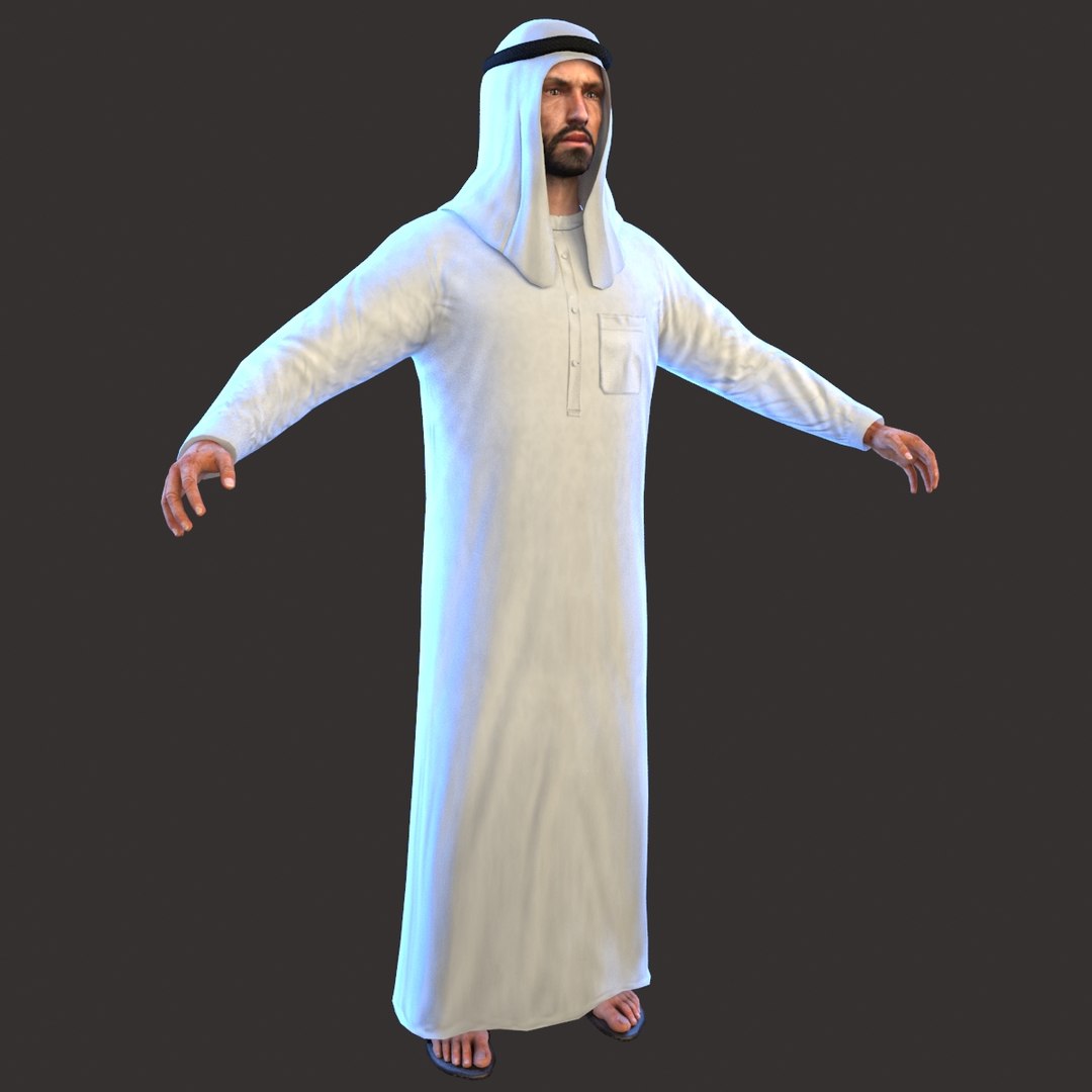 Arab man 3D model - TurboSquid 1476687