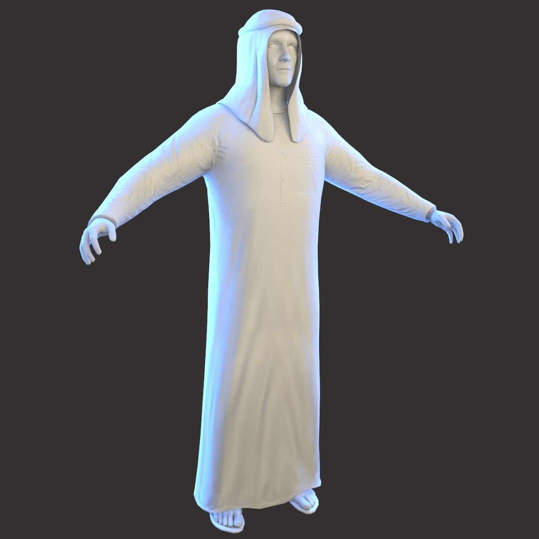 Arab Man 3D Model - TurboSquid 1476687