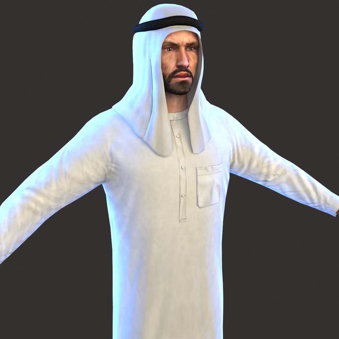 Arab Man 3D Model - TurboSquid 1476687