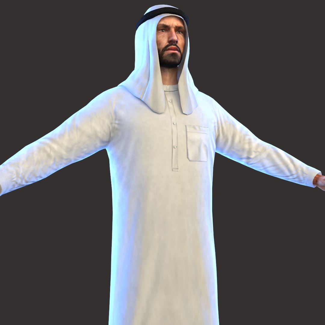 Arab Man 3D Model - TurboSquid 1476687