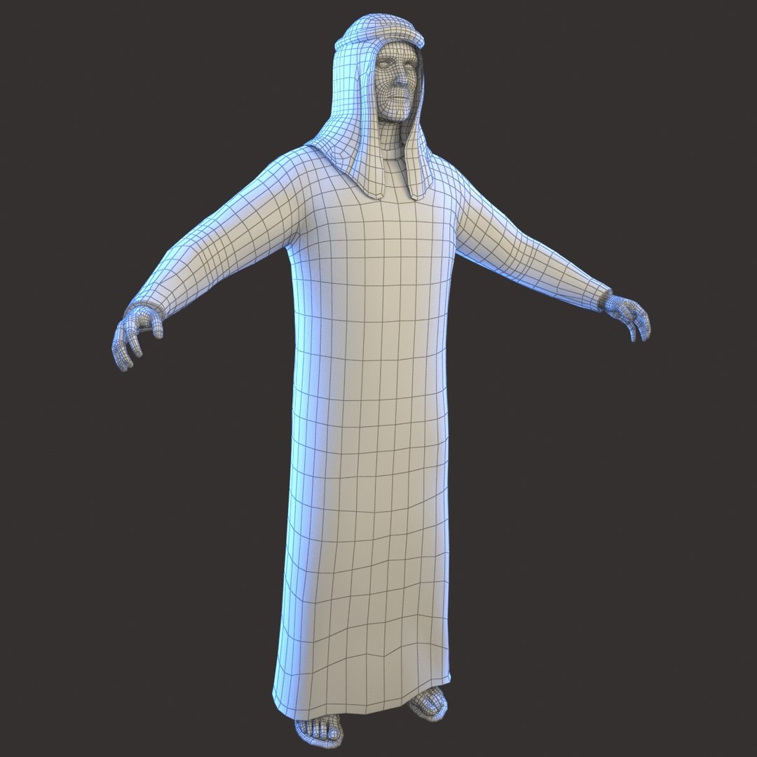Arab Man 3D Model - TurboSquid 1476687