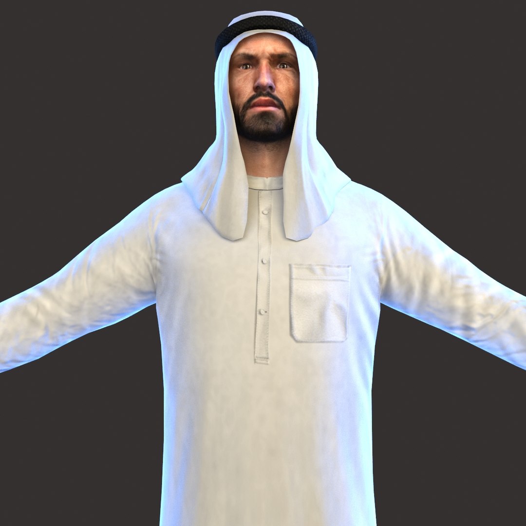 Arab Man 3D Model - TurboSquid 1476687