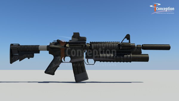 3d m4 model
