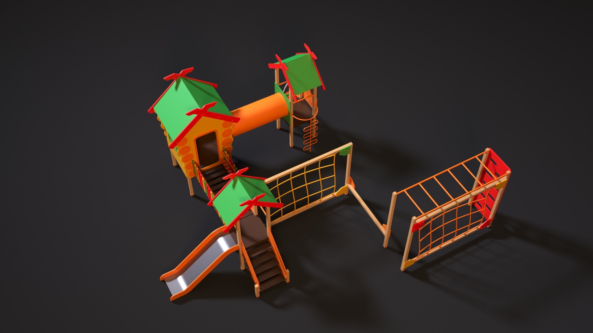 3D Children Play Complex - TurboSquid 1587227