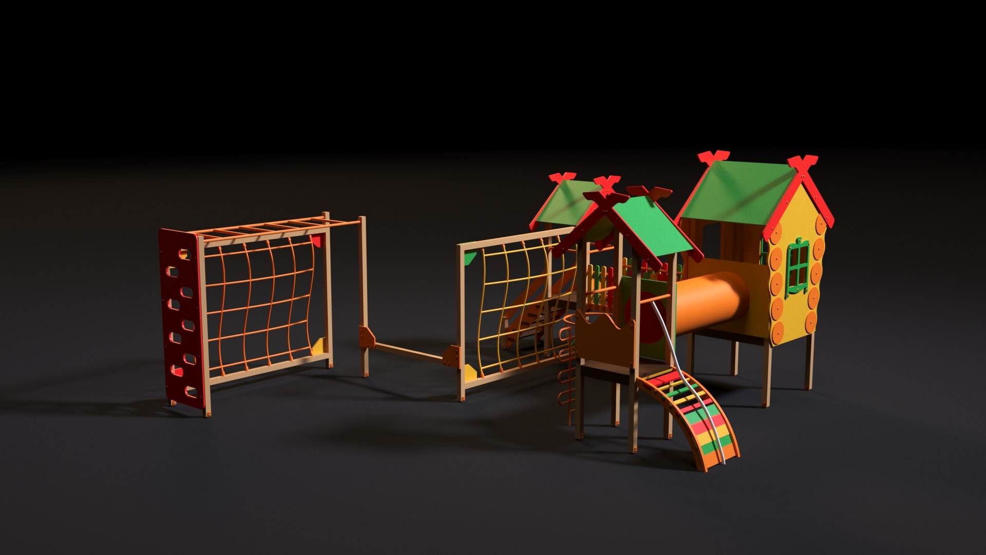 3D Children Play Complex - TurboSquid 1587227