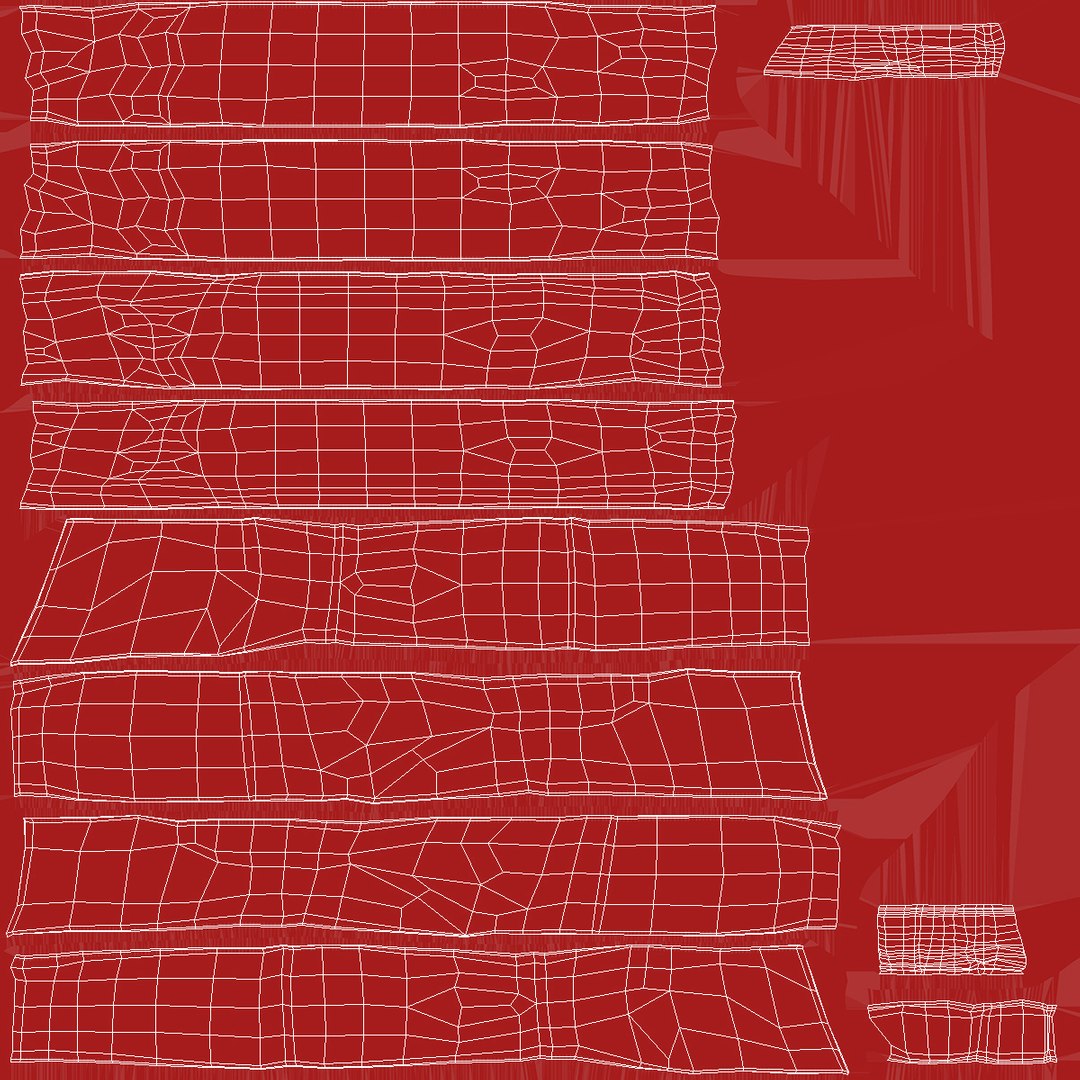 3D Model Ribbon Red Bow - TurboSquid 2279820