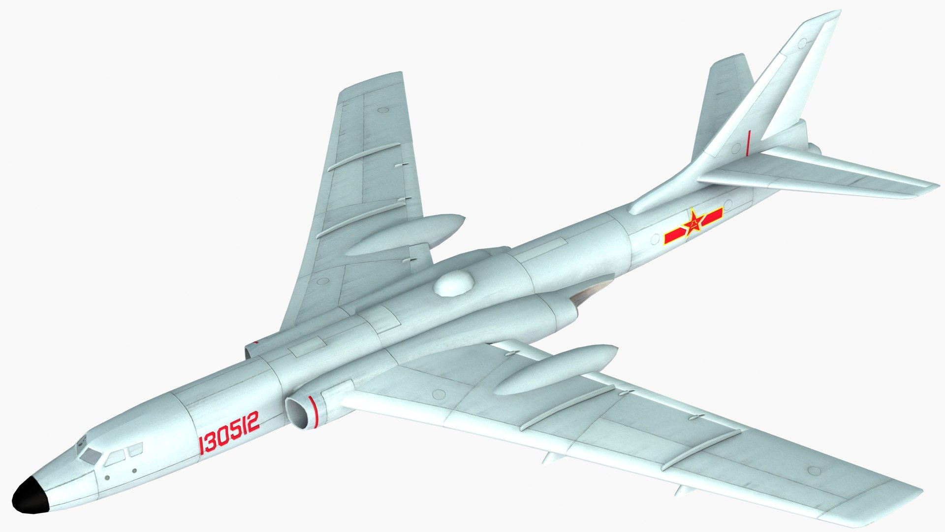 3D H-6k H-6 - TurboSquid 1662340