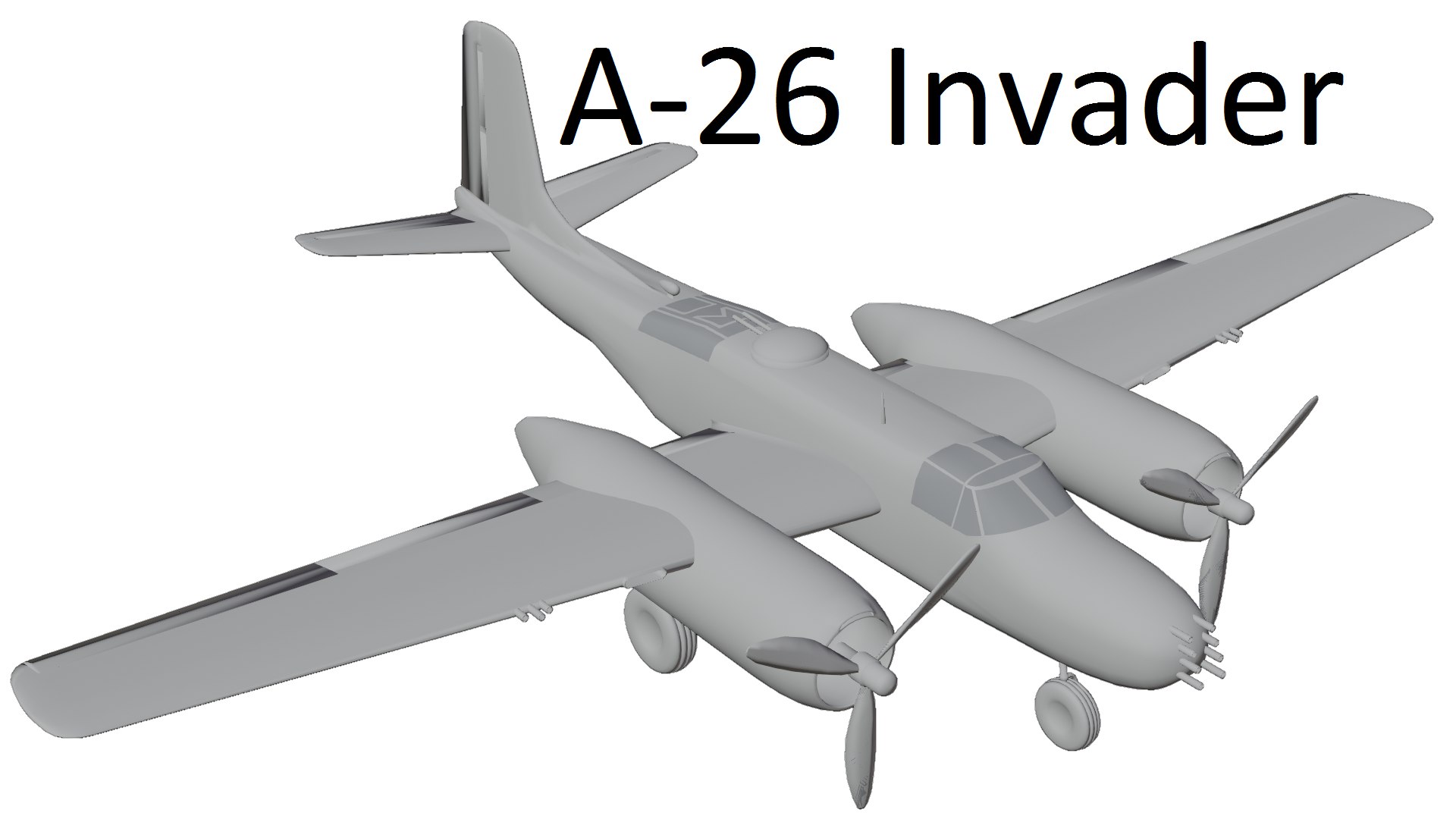 A-26 Invader 3D model - TurboSquid 2100544