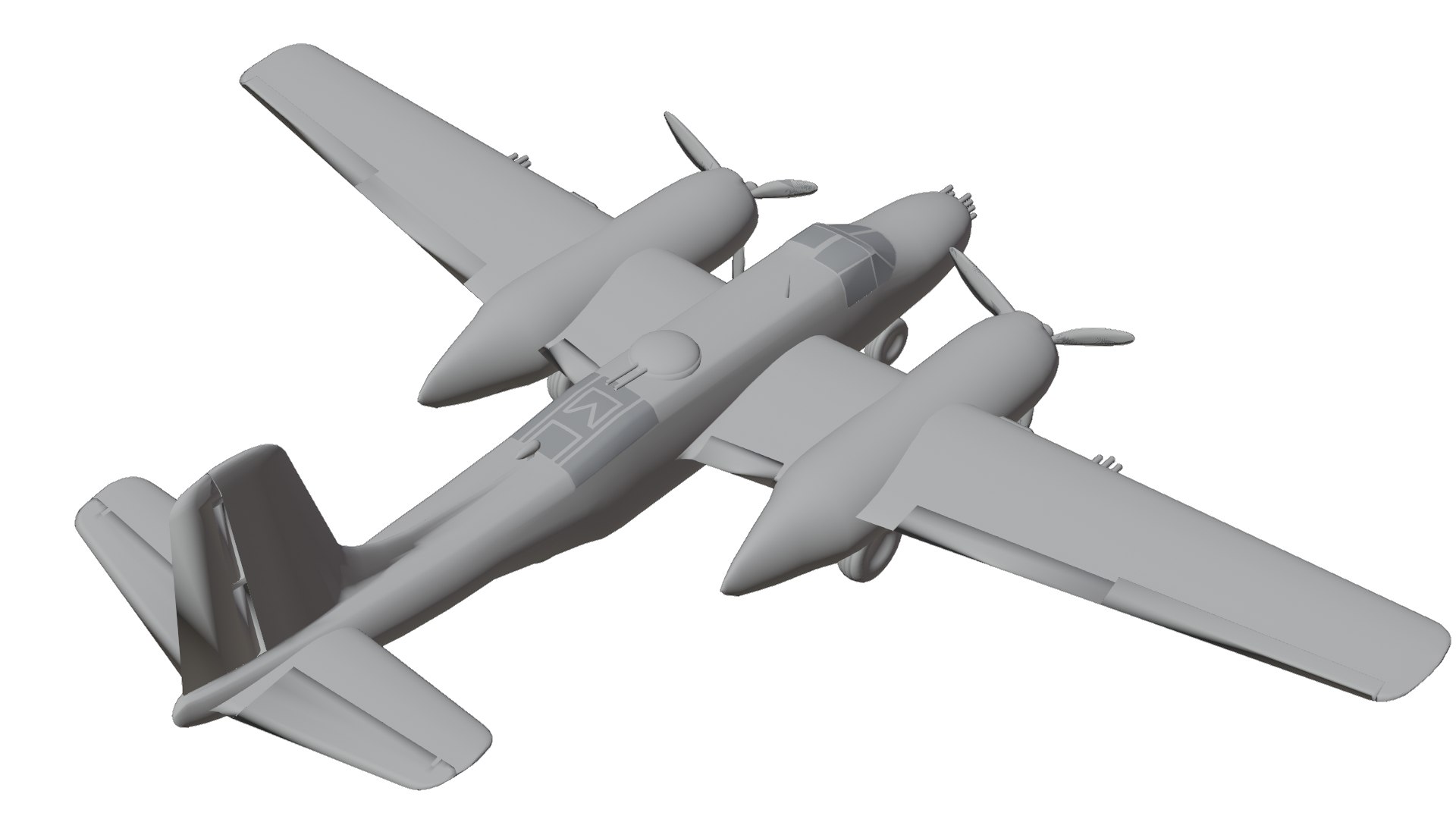 A-26 Invader 3D model - TurboSquid 2100544