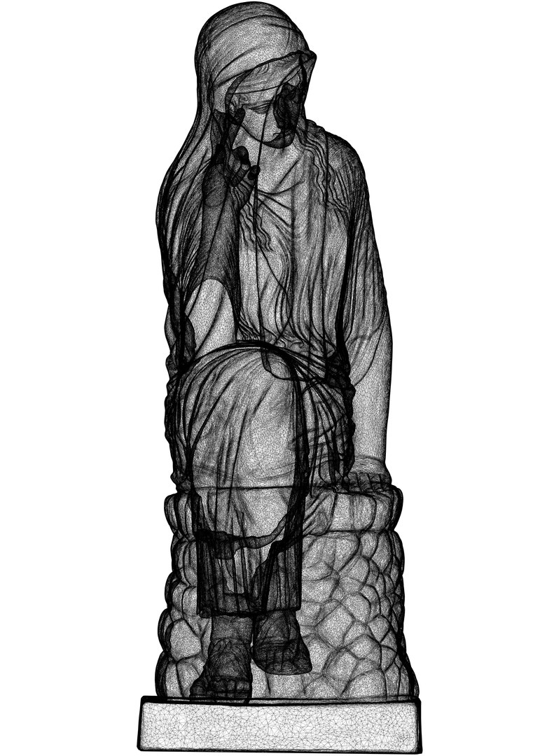 Scan Statue Penelope Obj Free