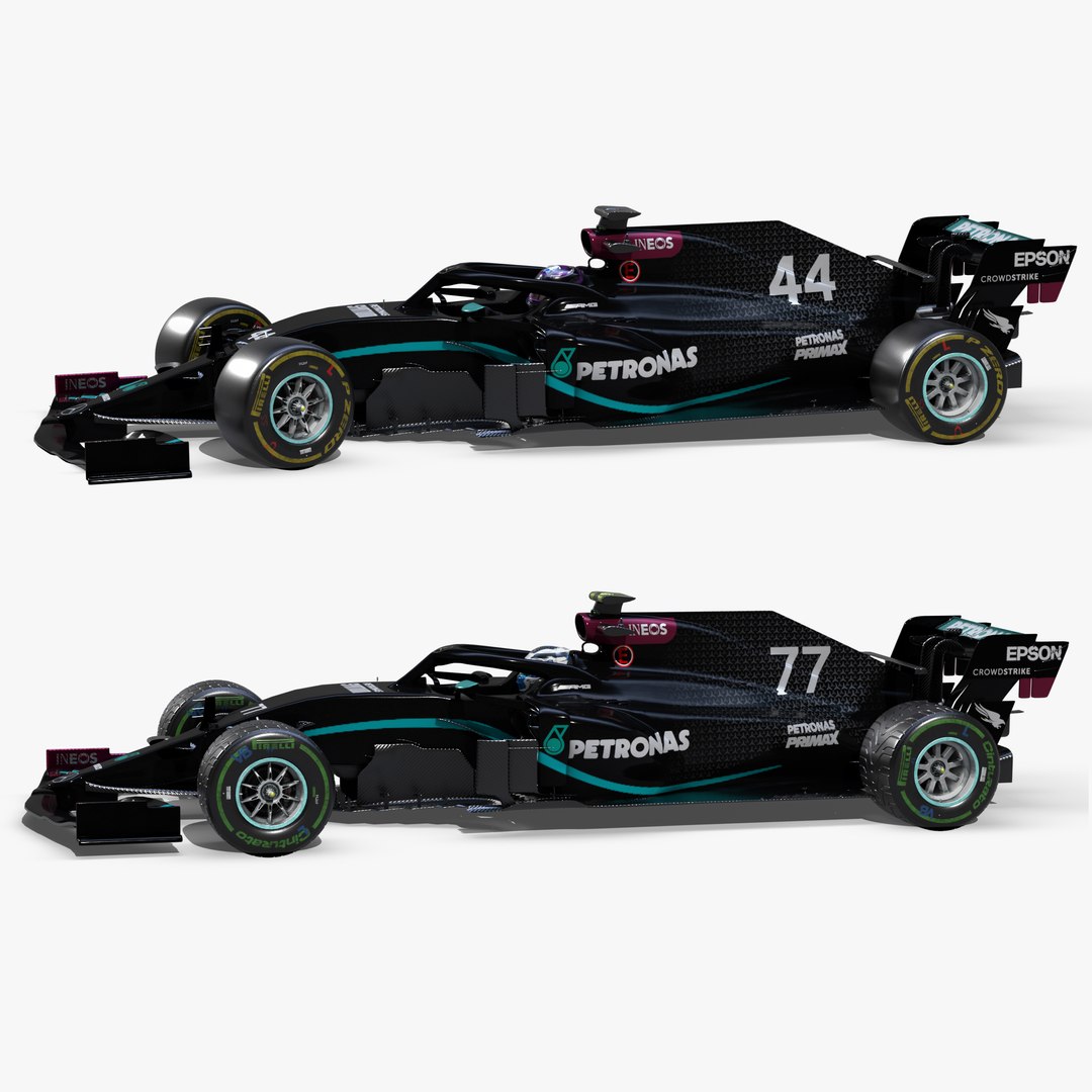 3D 2020 Mercedes F1 - TurboSquid 1608685
