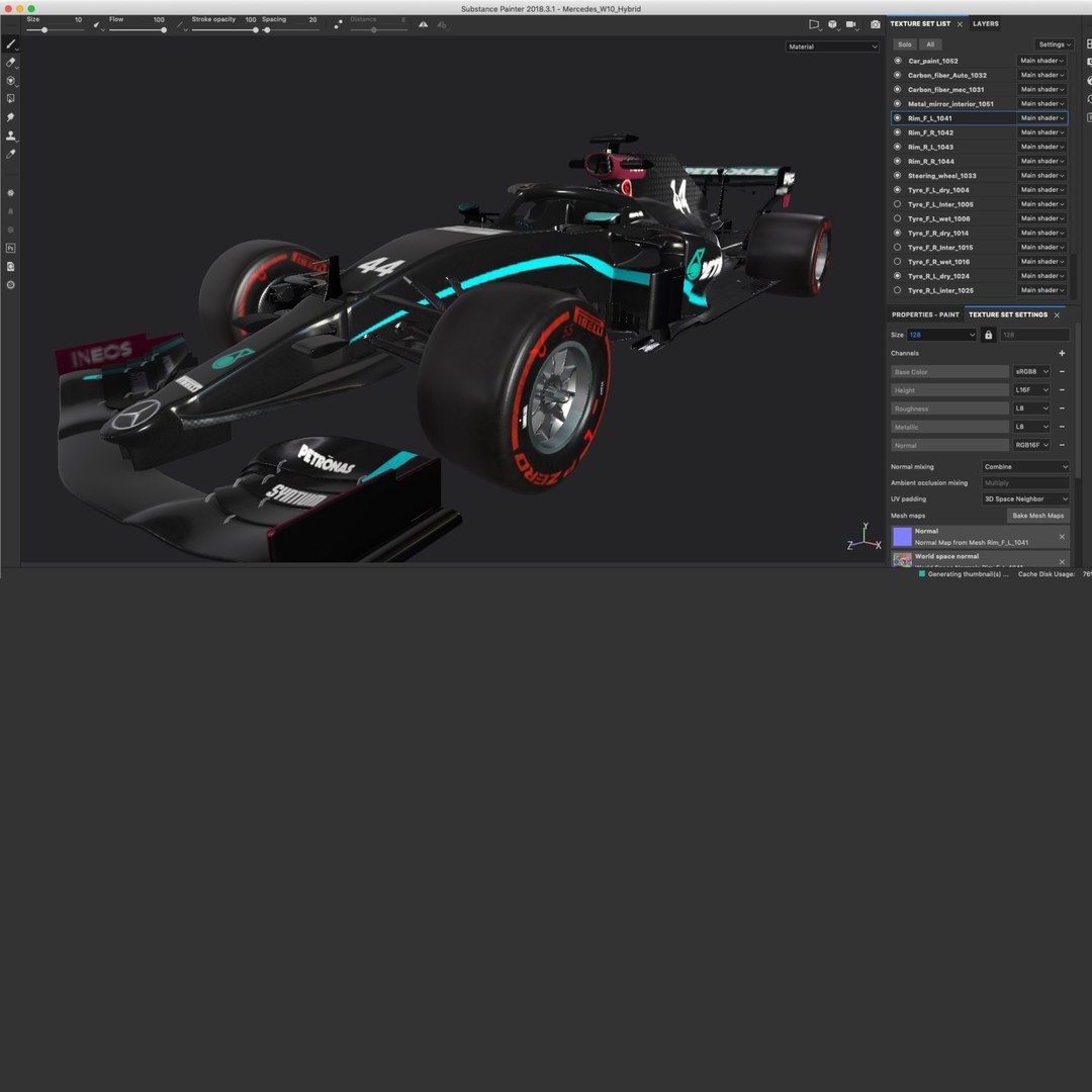 3D 2020 Mercedes F1 - TurboSquid 1608685