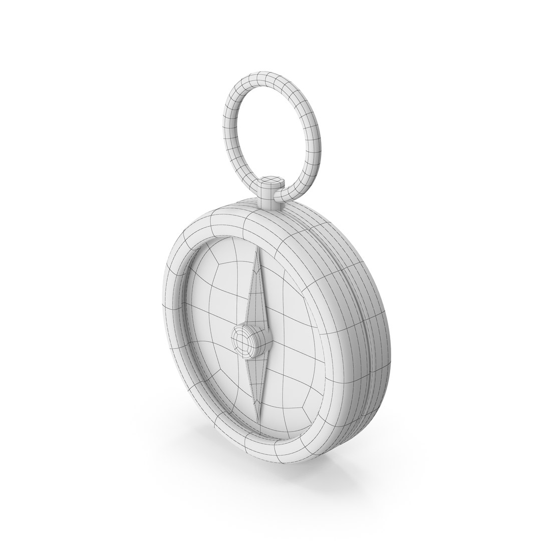Cartoon Compass 3D Model - TurboSquid 2291759