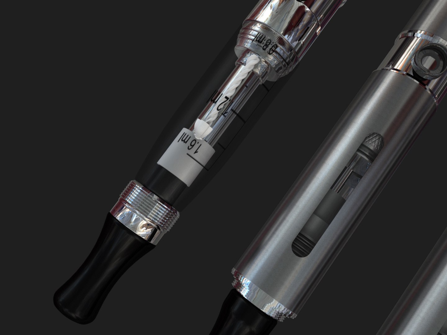 E-ette Ette E-cig 3d Model