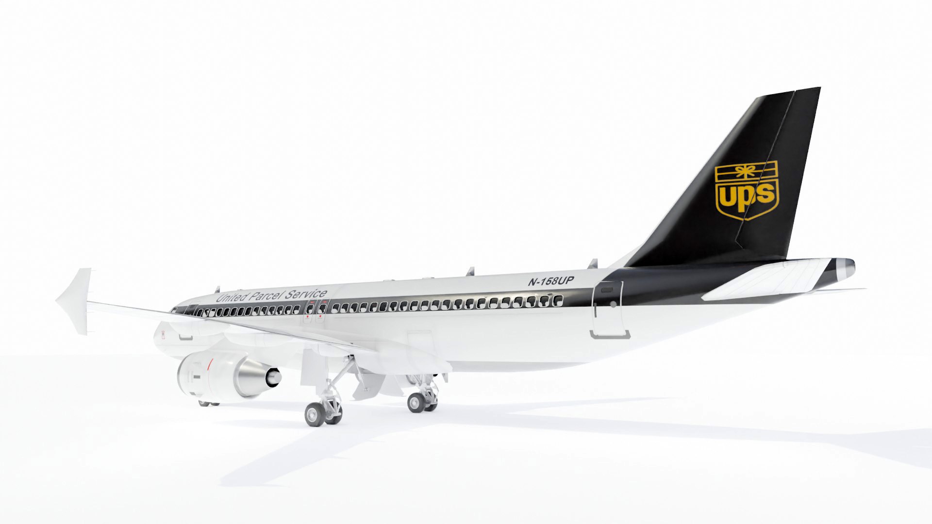 A320 Ups 3d Model