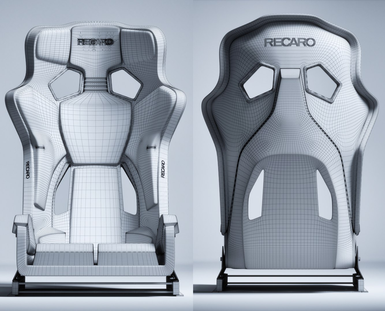 3D Recaro PRO RMS 2700G - TurboSquid 1795638