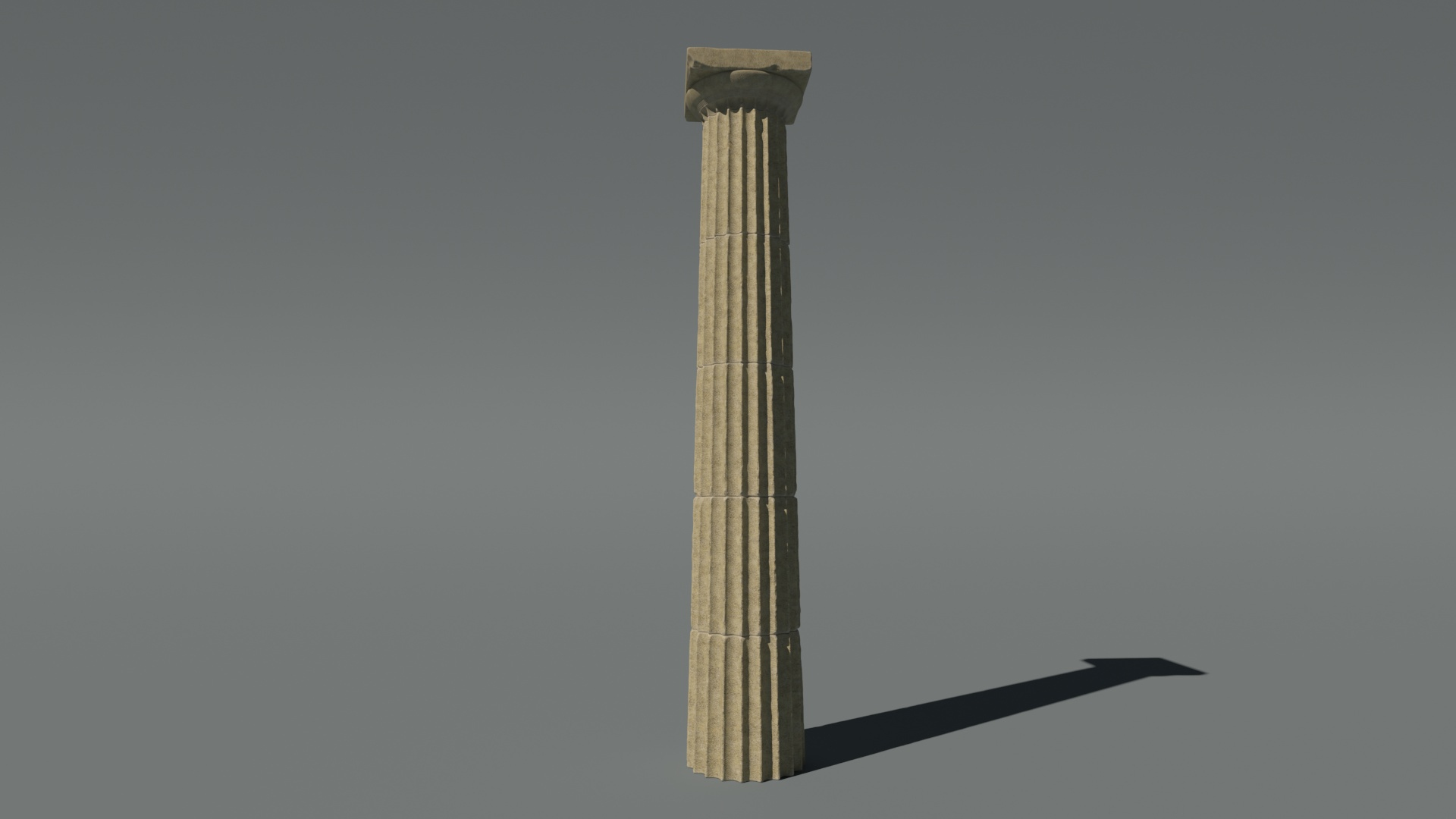 Doric Column Aged Version 3D Model - TurboSquid 1905017