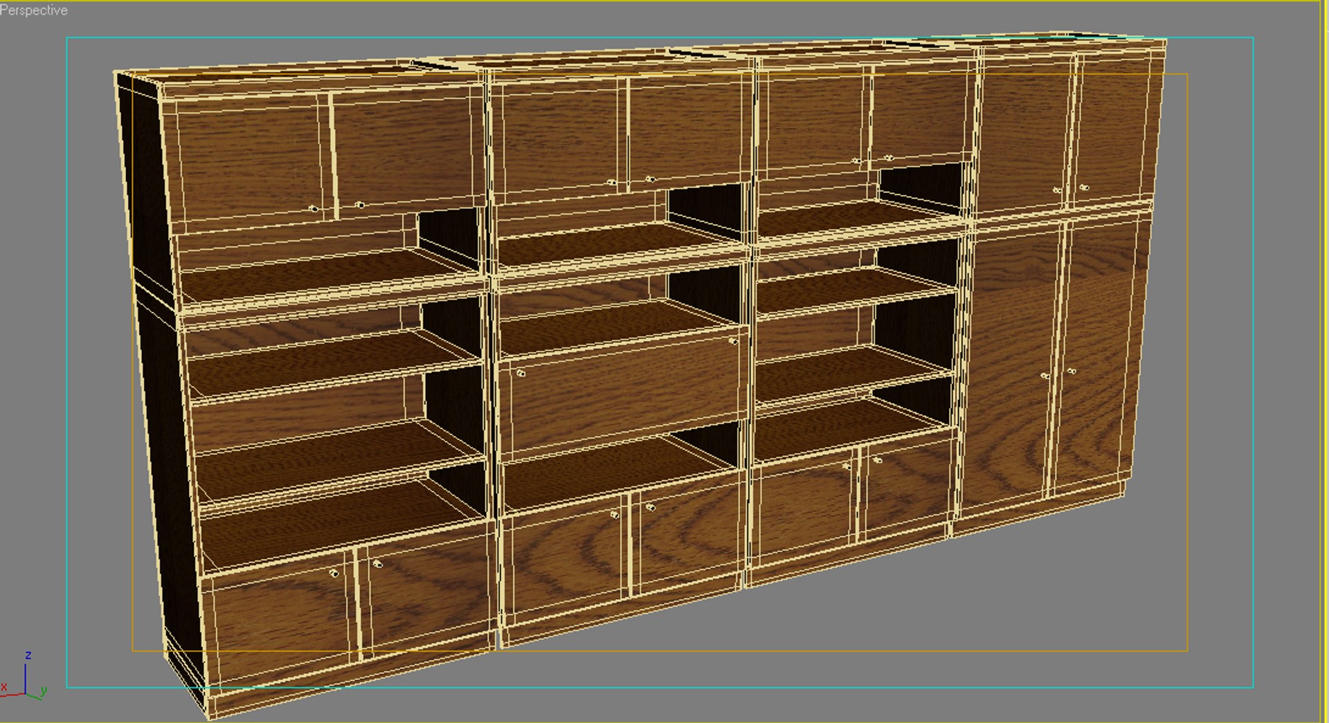 3d Model Bookshelf Book Shelf