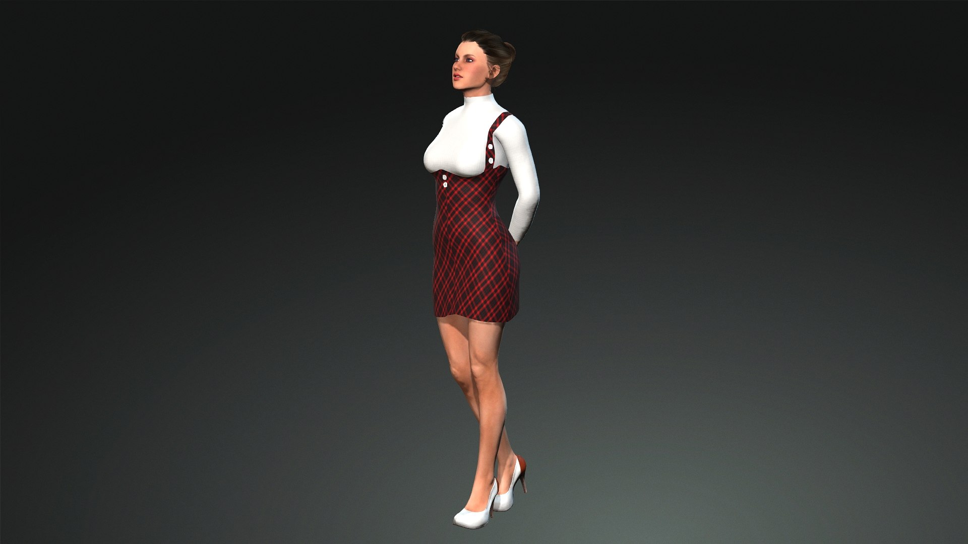 3D Woman Character Model - TurboSquid 1680279