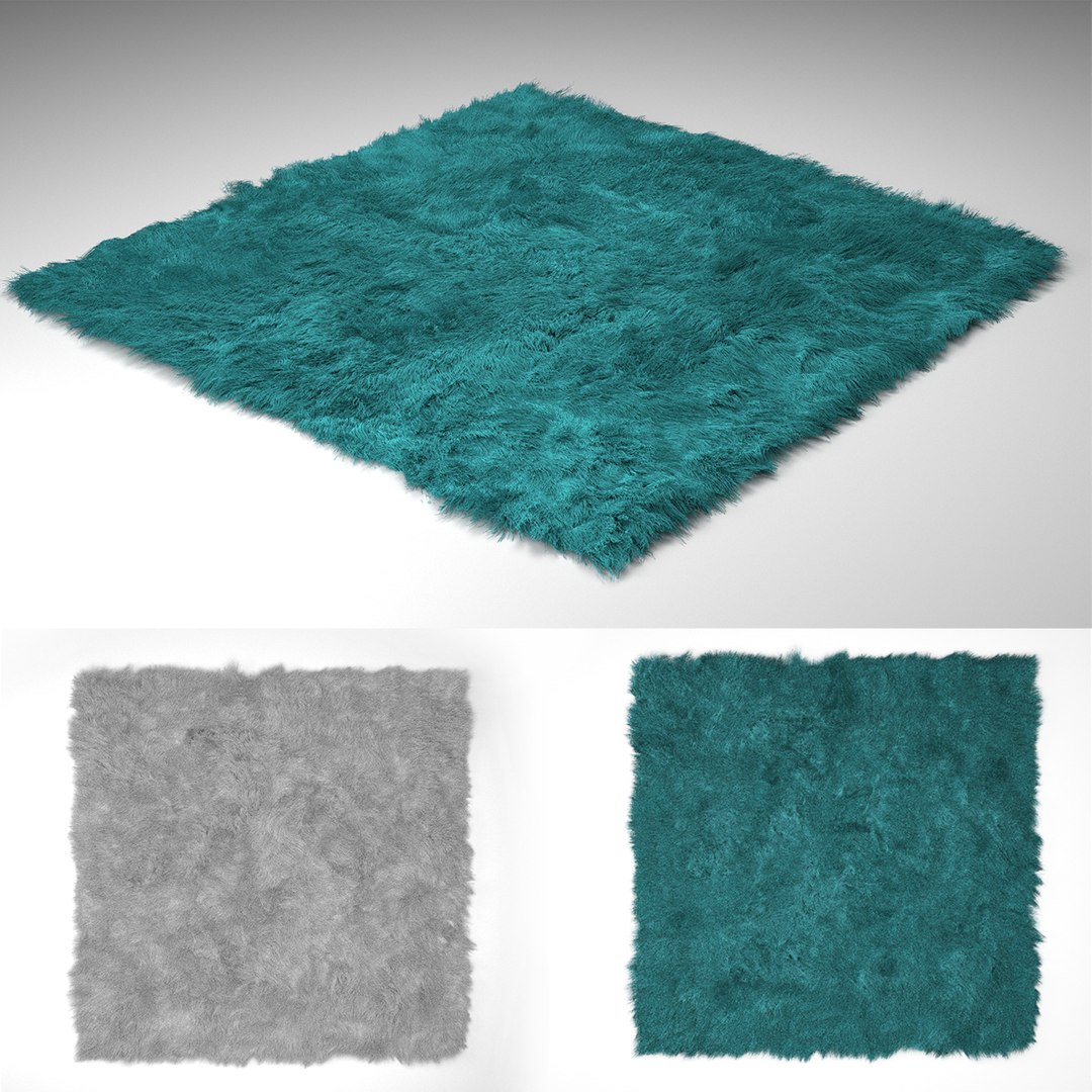 3d Modern Rug Model