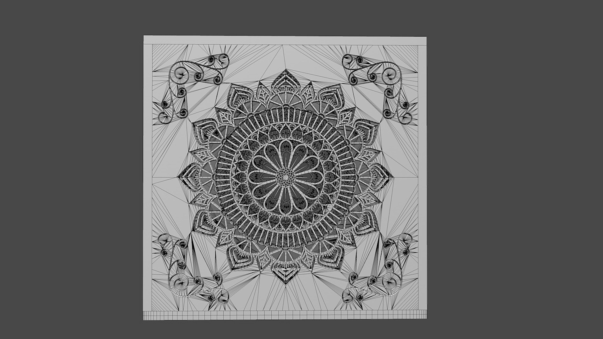 Mandala Box 3D Model - TurboSquid 1814286