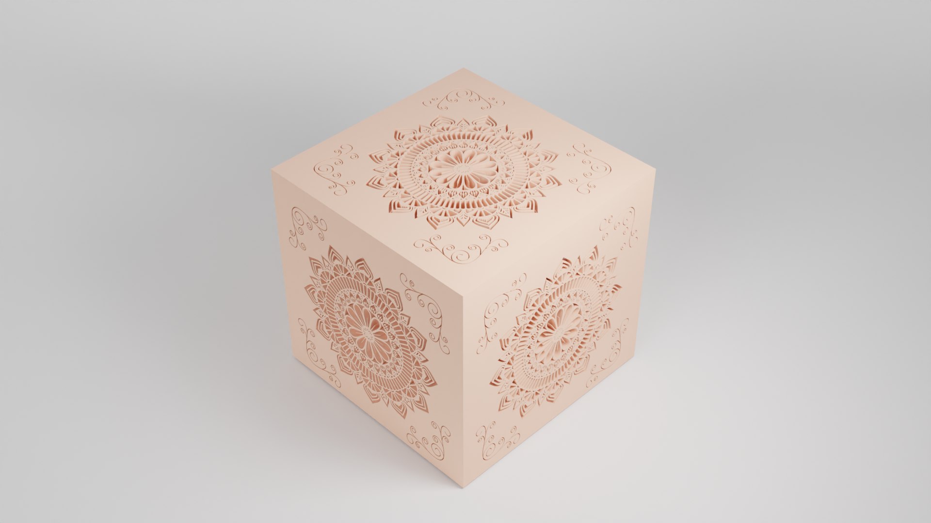 Mandala Box 3D Model - TurboSquid 1814286