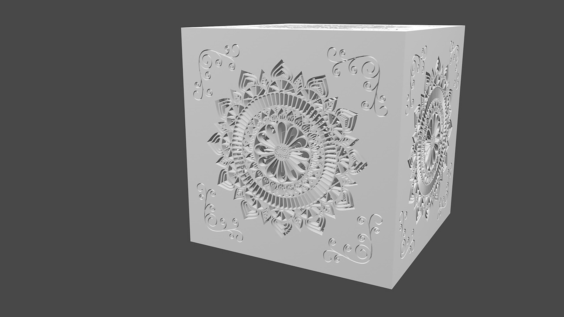 Mandala Box 3D Model - TurboSquid 1814286
