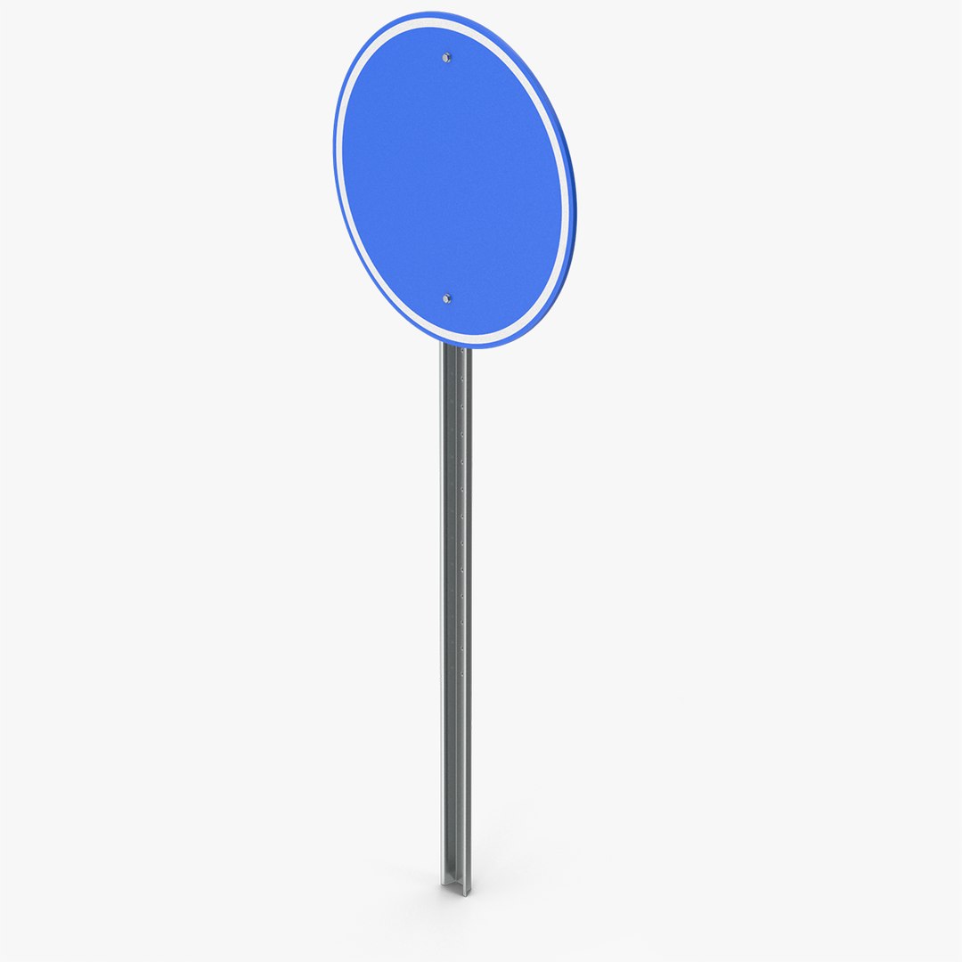 modelo 3d Road Sign - TurboSquid 2038624