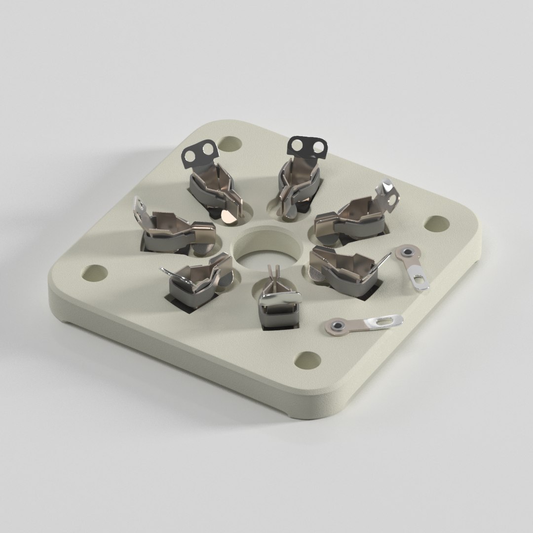 Russian Vacuum Tube Gu-29 3d Model