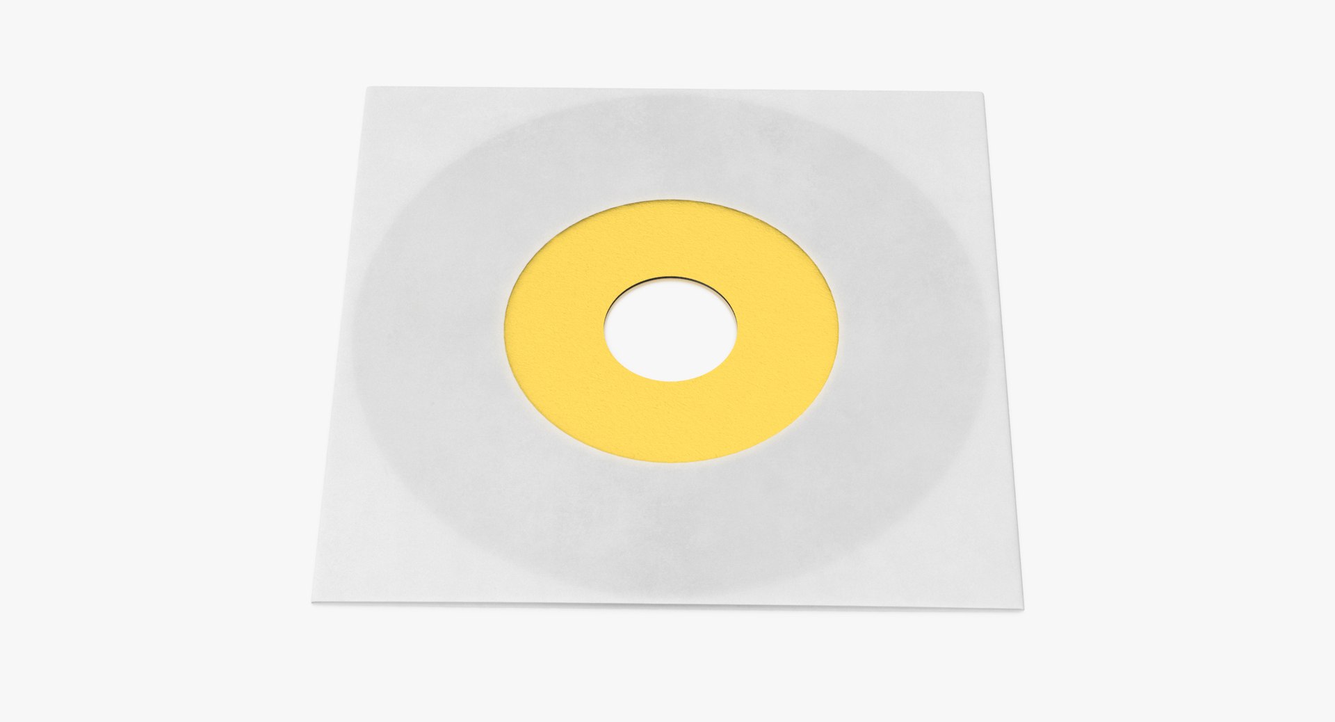3d model vinyl lp paper sleeve