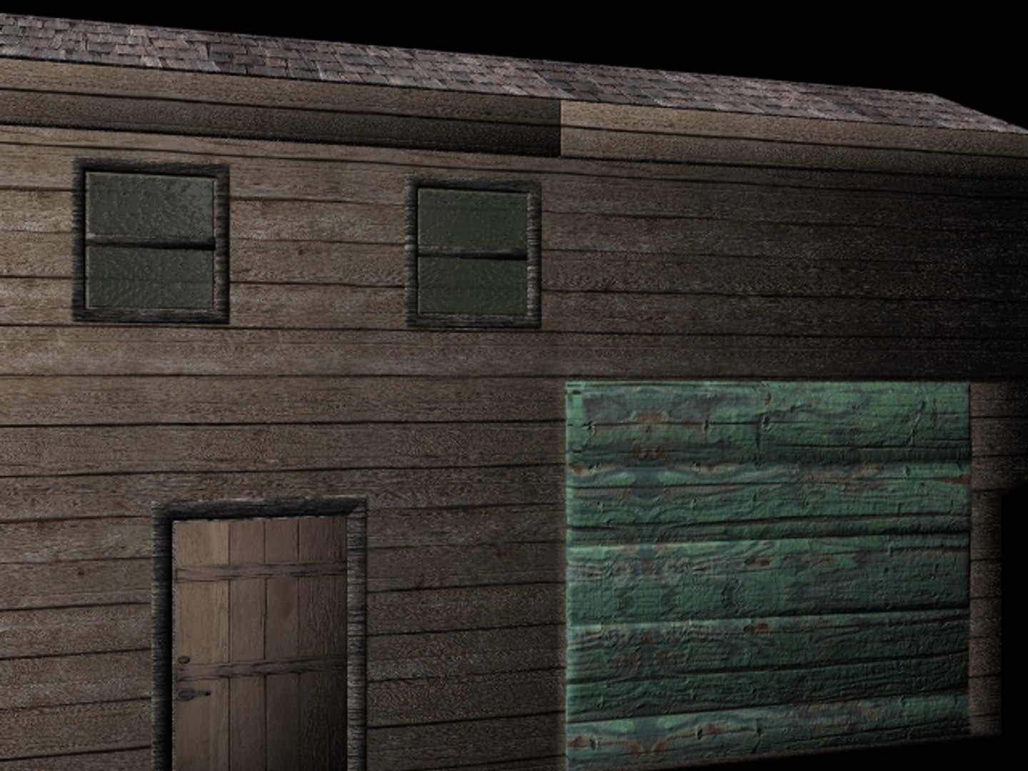 Old Wharf Set 3d Model