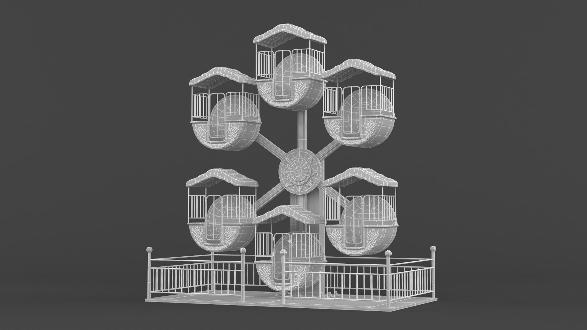 3D Carousel Model - TurboSquid 1983711